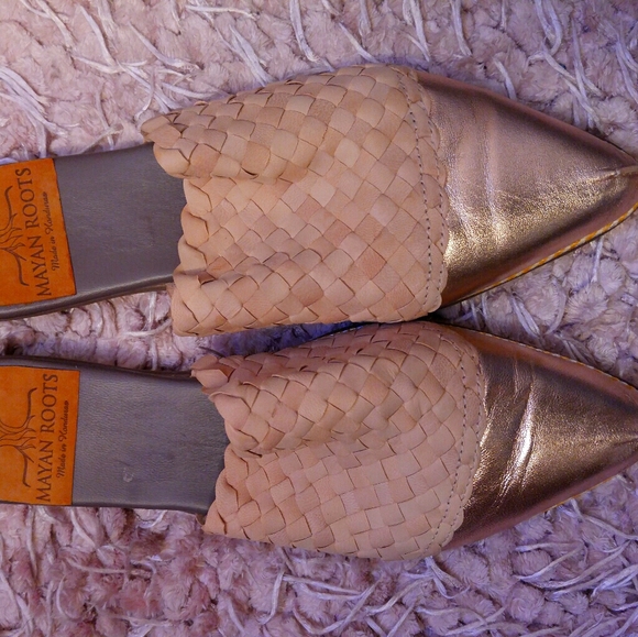 Mayan Roots | Shoes | Mayan Roots Womens Tan Venice Open Back Shoe ...